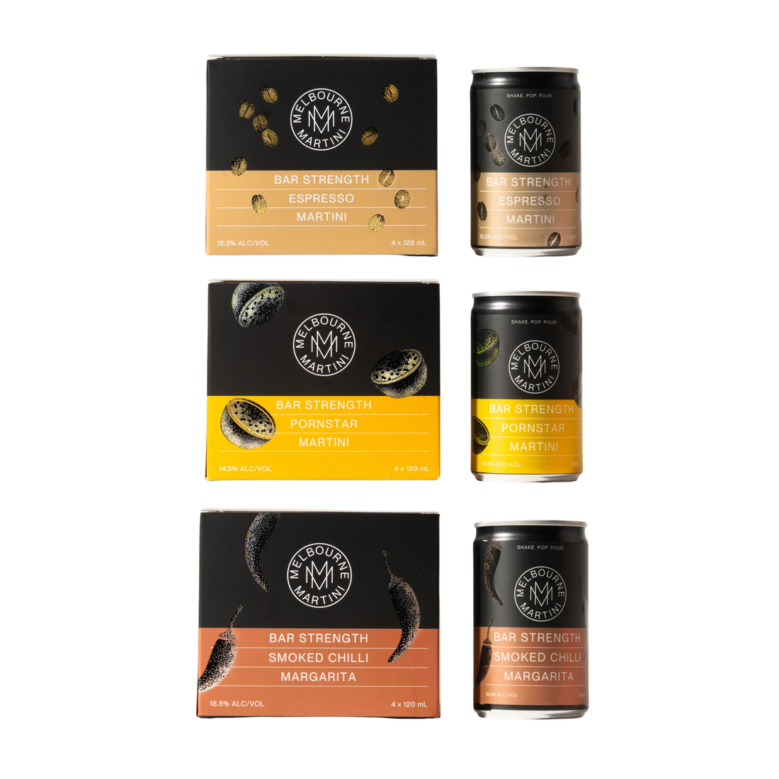 Bar Strength Cans Variety Pack – Melbourne Martini